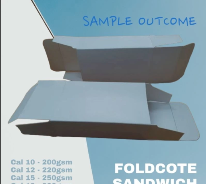 FOLDCOTE SANDWICH PAPERBOARD by 25's per pack available in sizes and ...