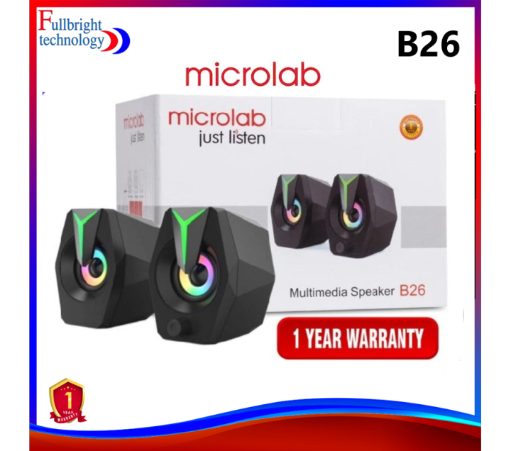 MICROLAB B26 ลำโพงคอมพิวเตอร์ Black | Lazada.co.th
