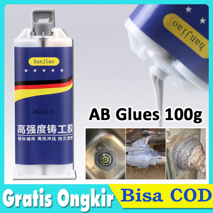 Lem AB Metal Lem AB Epoxy Lem Besi Metal Repair Glue Tahan Panas Lem ...