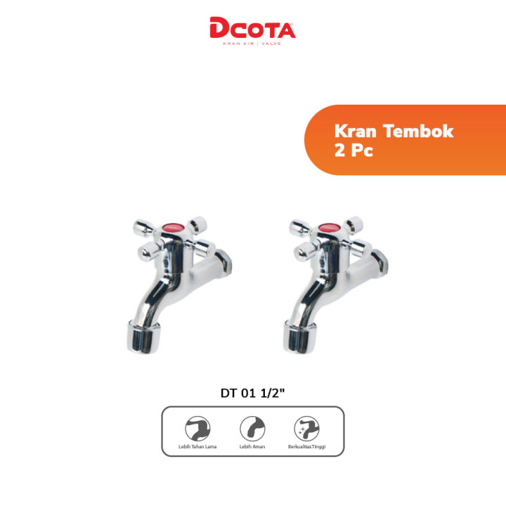 Dcota Kran Air Tembok / Taman DT 01 1/2" - 2 Pcs | Lazada Indonesia
