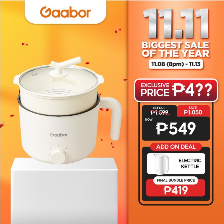 Gaabor×Joyoung Mini Rice Cooker 1.2L/1.5L/1.8L/2.5L Multi-function Cooker Non-Stick Inner Pot ...