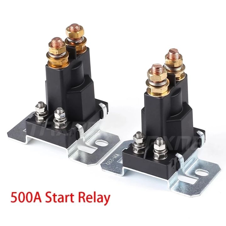 High Current Relay 500A 12V/24V Dual relay Start relay Large Current ...