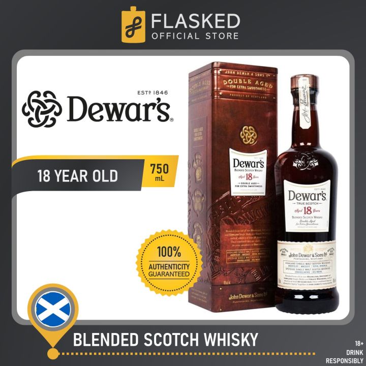Dewar's 18 Year Old The Vintage Blended Scotch Whisky 750ml Dewars | Lazada PH
