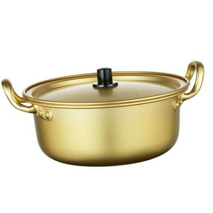 KOREAN GOLD NOODLE/RAMEN POT 24CM INDUCTION COMPATIBLE | Lazada PH