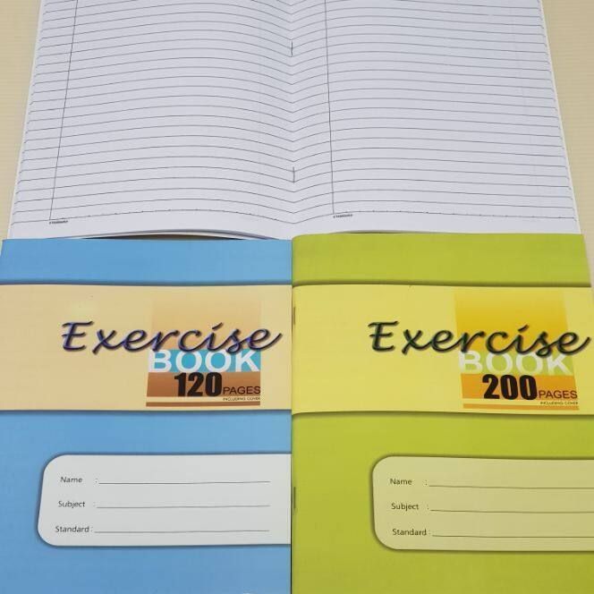 Finepap Standard Exercise Note Book Buku Penulisan F5 or A4 Card Cover ...