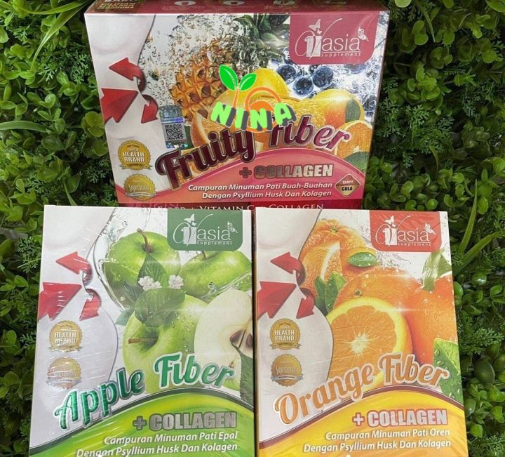 VASIA APPLE FIBER KTT / ORANGE FIBER KTK / FRUITY FIBER KTK | Lazada