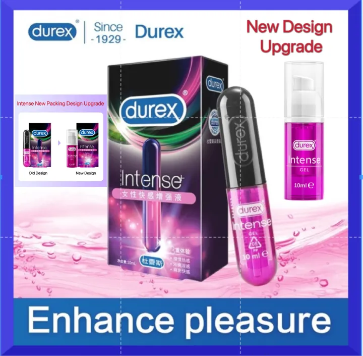 💟【New Design】[Original Durex Intense] Durex Intense Orgasmic Gel 10ml Lubricant Stimulate Lotion ...