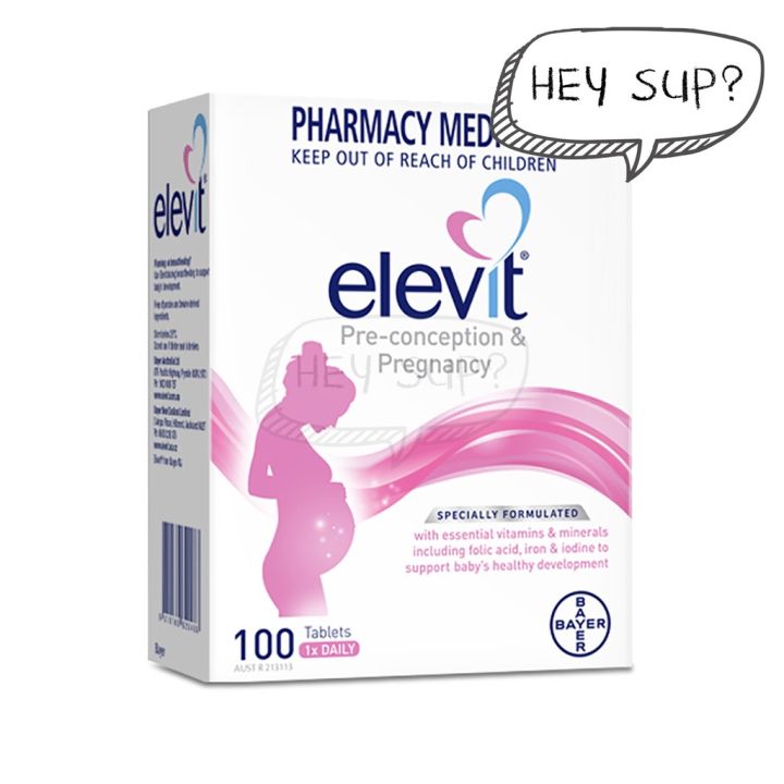 Elevit Pregnancy Multivitamin 100 Tablets | Lazada.co.th