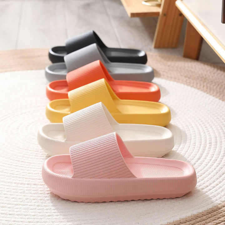 MskUp Indoor Casual Slippers For Women Thick Bottom Non-slip Bath ...