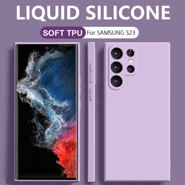 เคสซิลิโคน นิ่มสำหรับ Samsung Galaxy S24 S23 Ultra S22 S21 FE S20 S23 Plus S10 S9 A16 A06 A35 ...