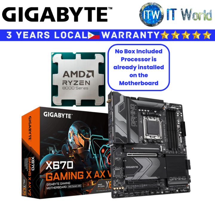 Itw | Gigabyte Bundle Ryzen Motherboard AMD 7 8700F Tray Type Processor ... Itw | Gigabyte Bundle Ryzen Motherboard AMD 7 8700F Tray Type Processor ...