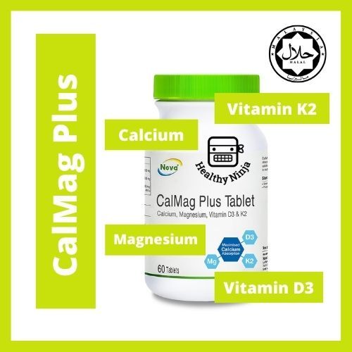 Nova Calmag Plus Tablet 60s With Calcium Magnesium Vitamin D3 And Vitamin K2 Good For Bone