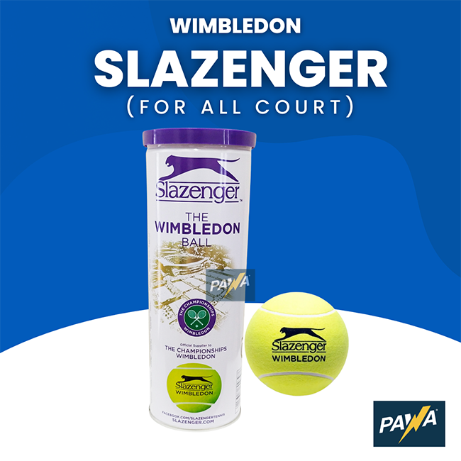 Slazenger Wimbledon Tennis Balls (3 in 1) For Use on All Surfaces | Lazada