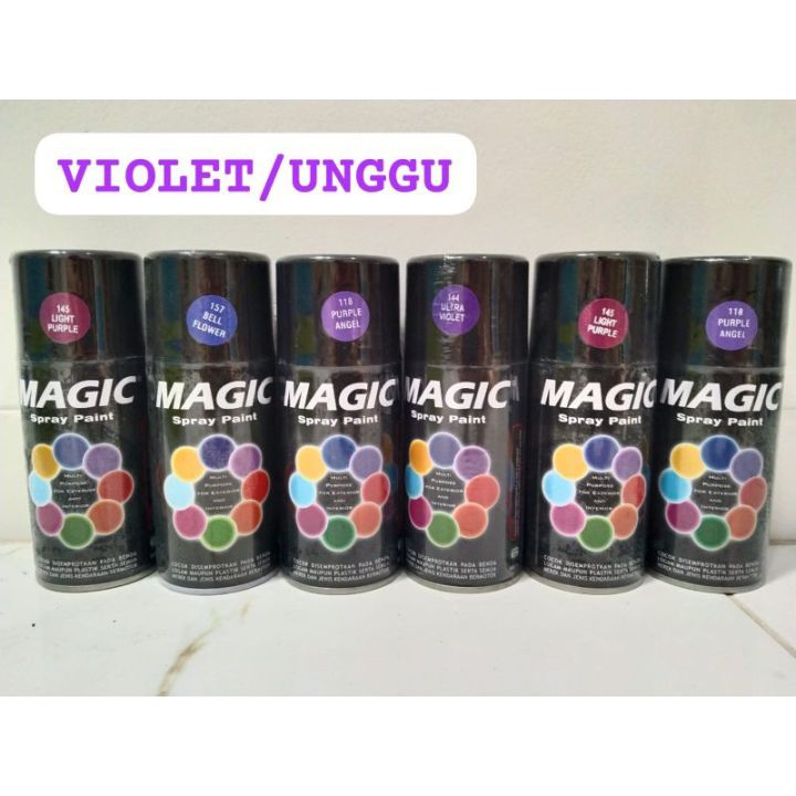 pilok pilox magic 300cc magic spray paint 300cc varian unggu violet ...
