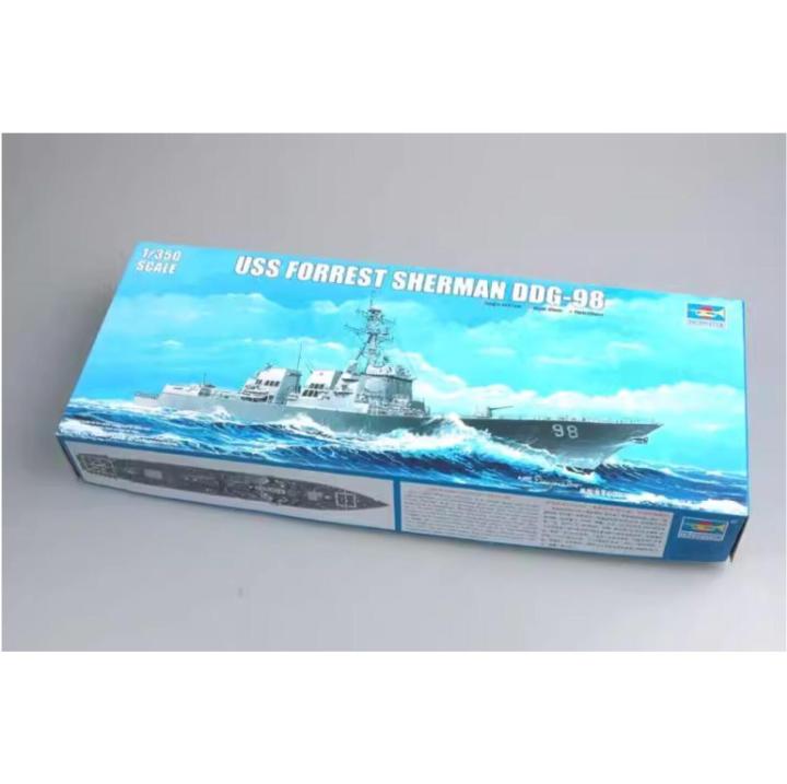 Trumpeter model 04528 1/350 USS Forrest Sherman DDG-98 plastic model ...