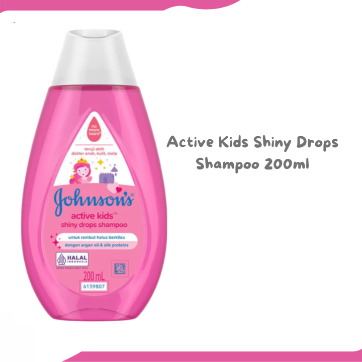 Johnson Baby Active Kids Shiny Drops Shampoo 200ml | Lazada Indonesia