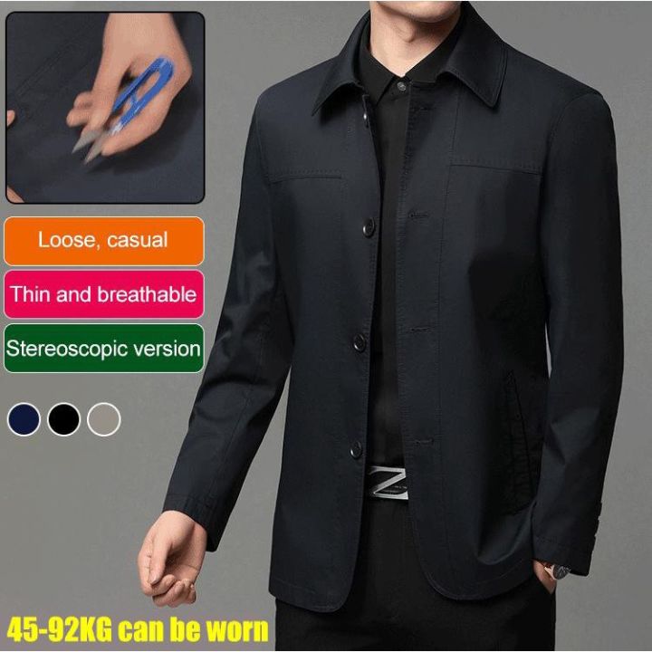 Business Casual Jacket For Men High-End Quality Office Outwear Men ...