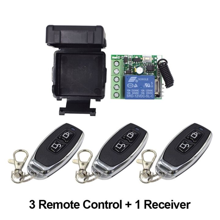 【Fast-selling】 433 Mhz Wireless Remote Control Switch DC 12V 1CH Relay ...