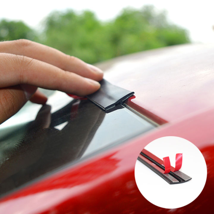 Car Window Edge Windshield Roof Rubber Sealing Strip Sticker Rubber ...