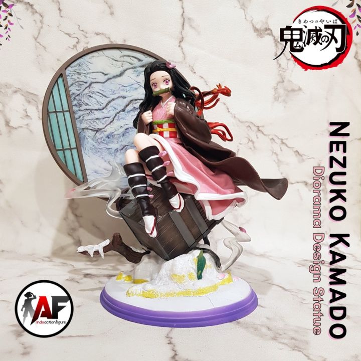 Statue Demon Slayer Nezuko Kamado with Diorama | Lazada Indonesia