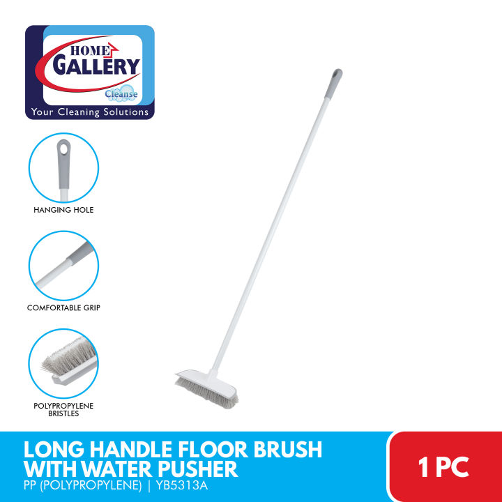 Home Gallery Long handle Floor brush with water pusher | Comfortable ...