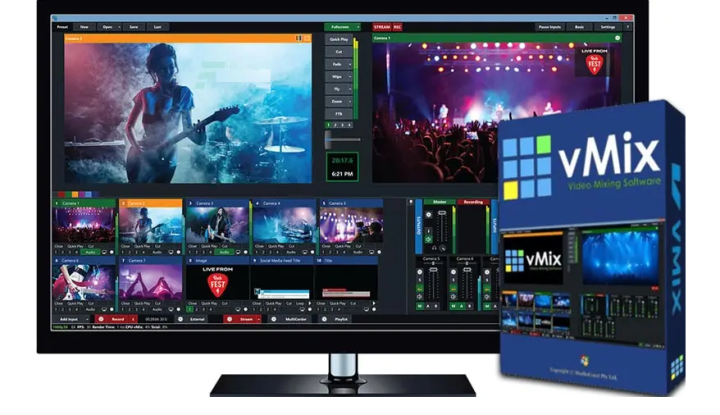 vMIX PRO 27 Live Production & Streaming Software 2025 | One Time ...