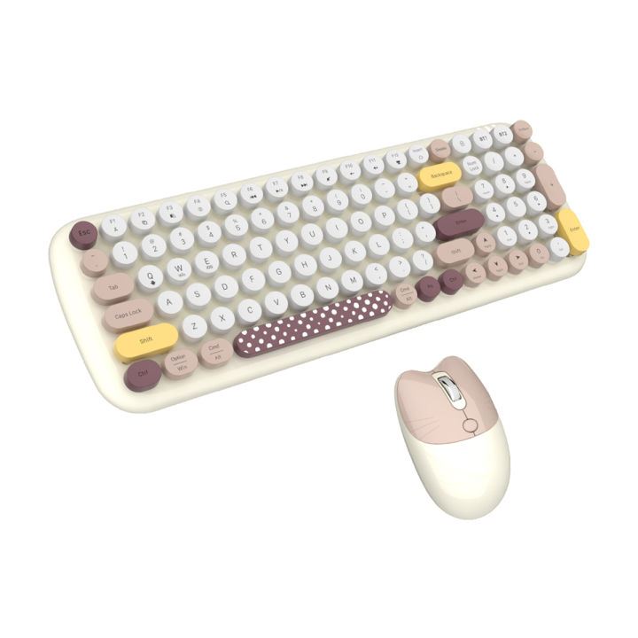 GEEZER CANDY PRO BT+ 2.4Ghz Dual Mode Wireless Keyboard And Mouse Combo ...