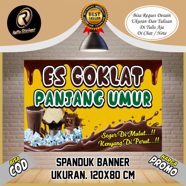 Spanduk Banner Es Coklat Model Terbaru Spanduk Es Coklat Bahagia Viral ...