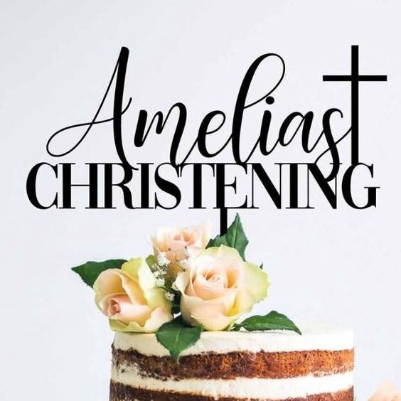Baptism / Christening Cake Topper | Lazada PH