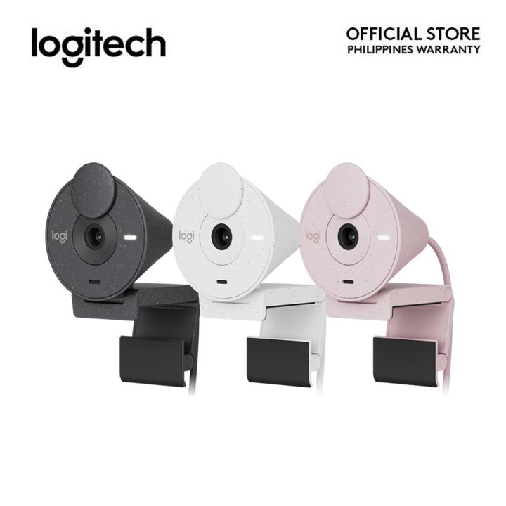 Logitech Brio 300 Full HD Webcam with Auto Light Correction, Noise ...