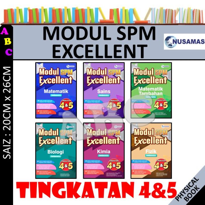 MODUL SPM EXCELLENT TINGKATAN 4&5 (2024) BUKU LATIHAN - NUSAMAS | Lazada