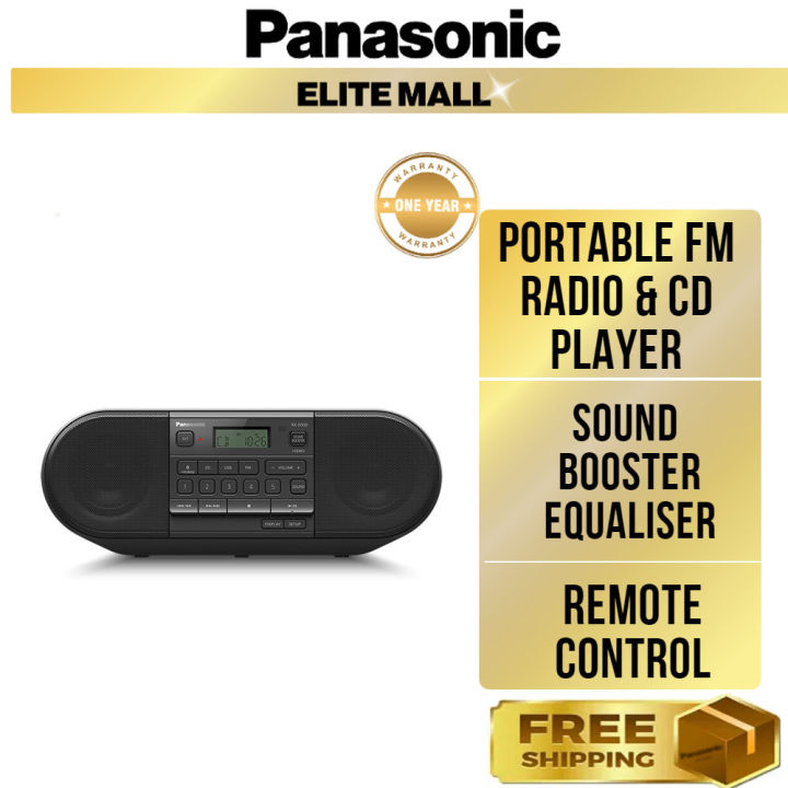 PANASONIC RX-D550GSX POWERFUL PORTABLE FM RADIO & CD PLAYER WITH ...