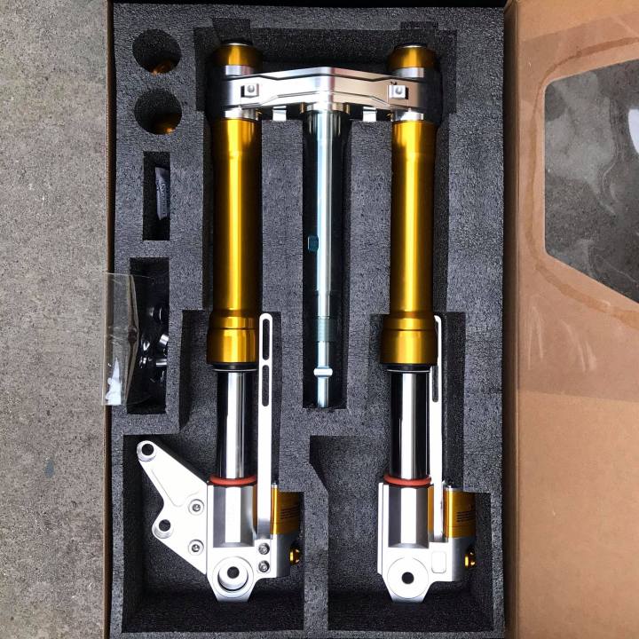 OKM Inverted Front Fork w/ Wide T-Post (GAS TYPE) Exclusive for Yamaha ...