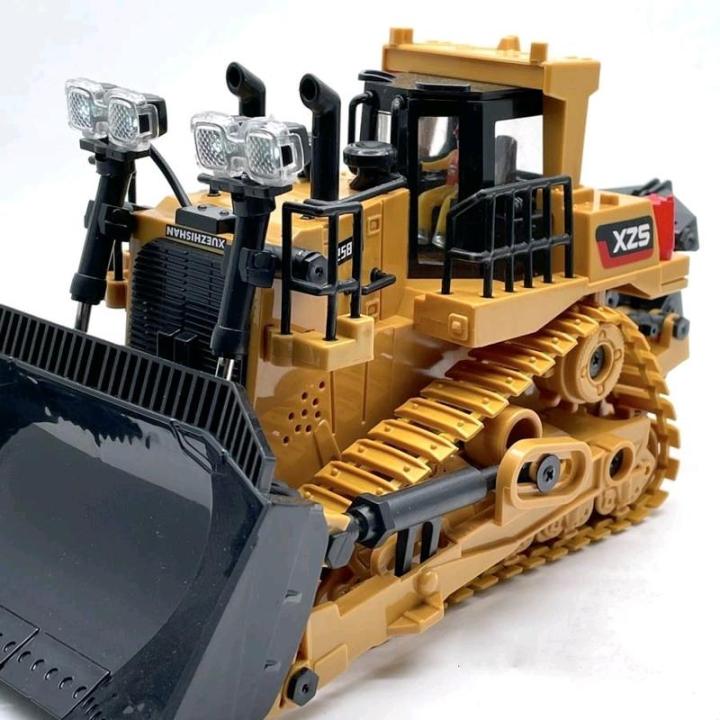 MOBIL REMOTE CONTROL BULDOZER TRACTOR KONSTRUKSI 2.4GHz 7 CHANNEL ...