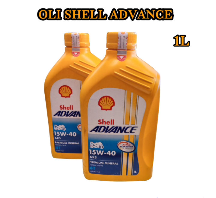 Oli Shell Advance Ax5 15w-40 Ukuran 1 Liter | Lazada Indonesia