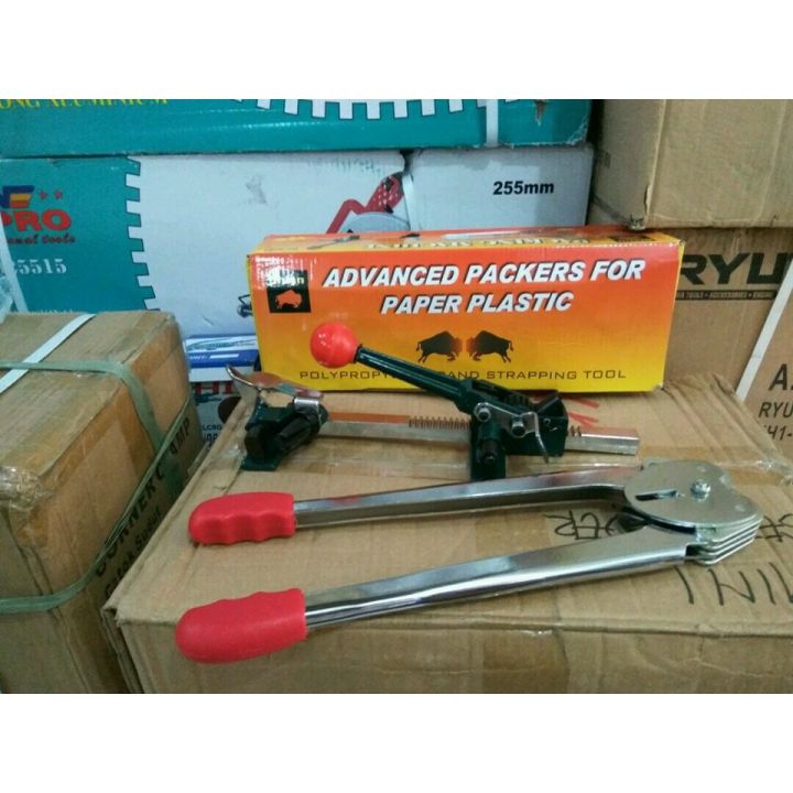 strapping band tool BISON alat klem packing kardus kayu palet alat ...