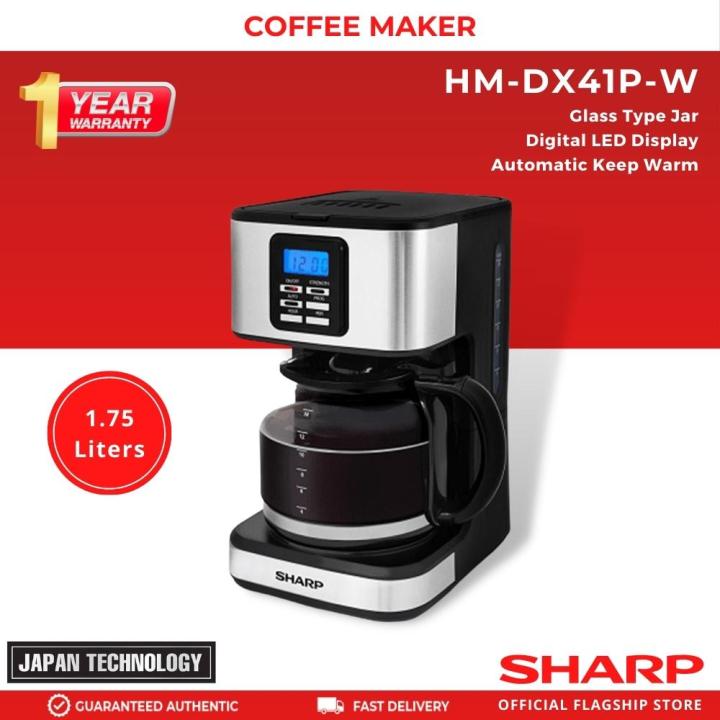 Sharp HM-DX41P-W 1.75L Coffee Maker | Lazada Philippines
