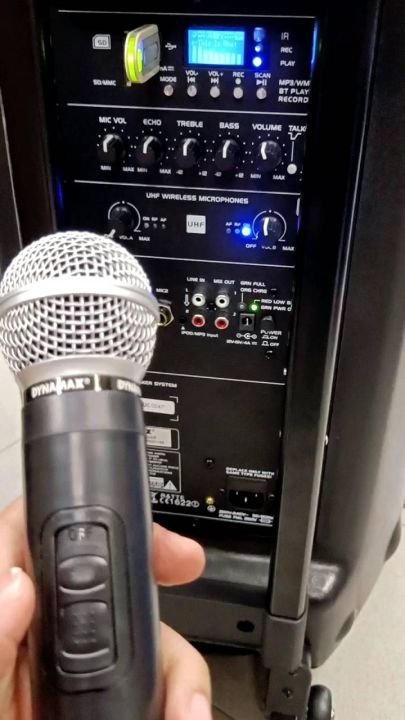 Dynamax Pro Series PRO115 15inch Portable Speaker PA System Bluetooth ...