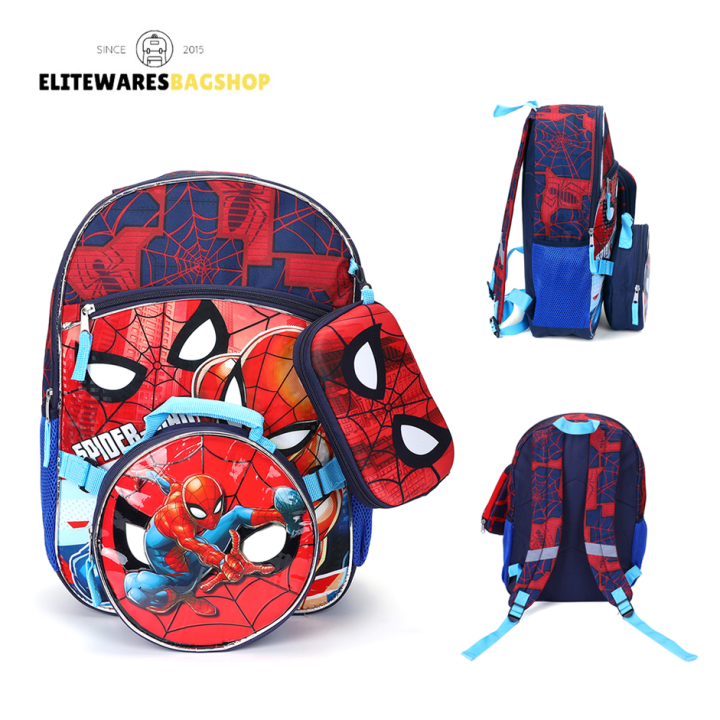 17" Boy Kids 3in1 Backpack School Bag Cartoon Character Bag Preschool ...
