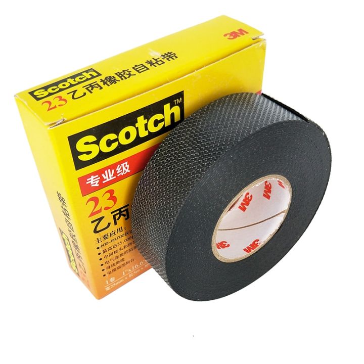 3M Scotch 23 Black Rubber Splicing Electrical Tape | Lazada PH