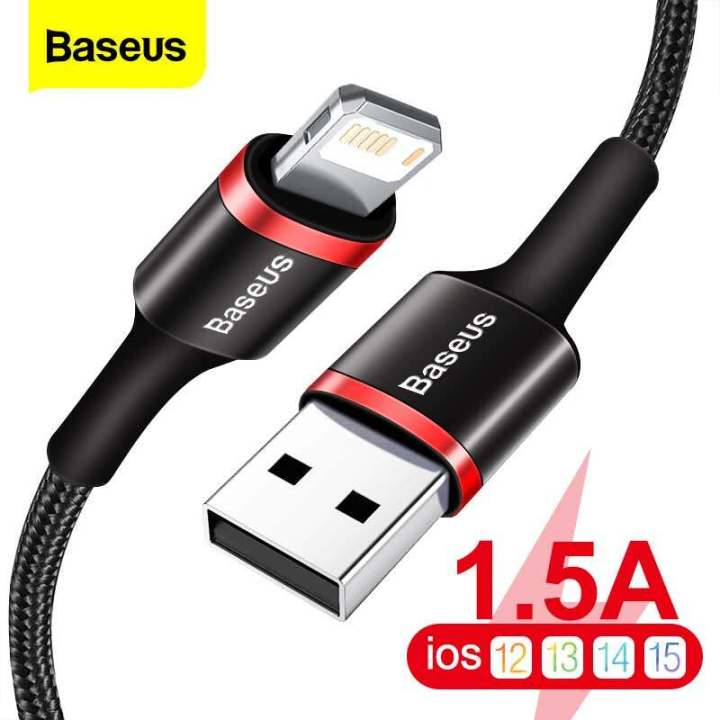 【48 hour shipped】Baseus iphone Cable 2.4A fast Charging USB Cord for ...