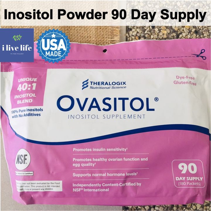 Packet/Sachets Ovasitol Inositol Powder Supplement | Theralogix สำหรับ ...