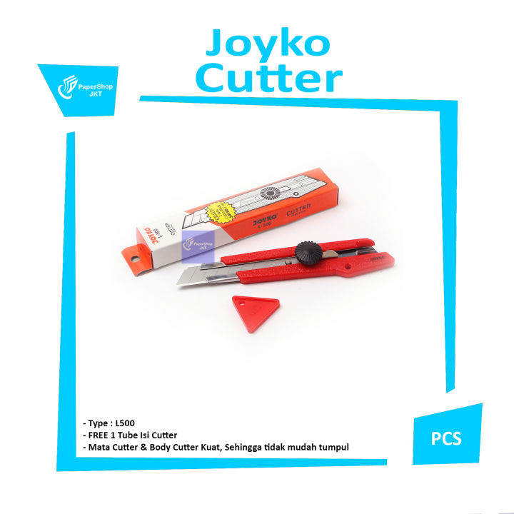 Cutter / Pemotong Joyko L-500 *Bonus Cutter Blade L-150 | Lazada Indonesia