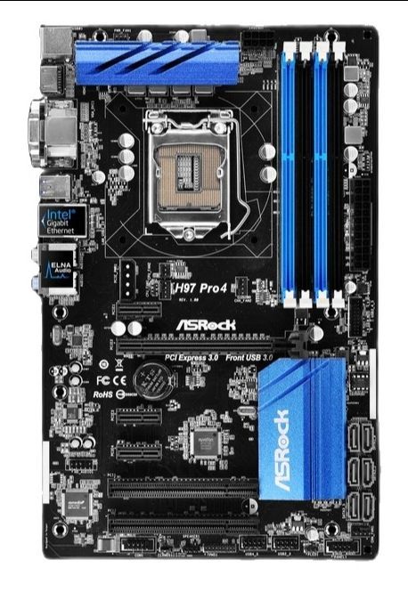 MAINBOARD ASROCK H97 Pro4 SOCKET 1150 DDR3 มี HDMI USB3.0 MAX RAM 32G ...