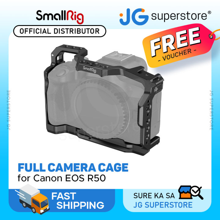 SmallRig Aluminum Formfitting Full Camera Cage for Canon EOS R50 with ...