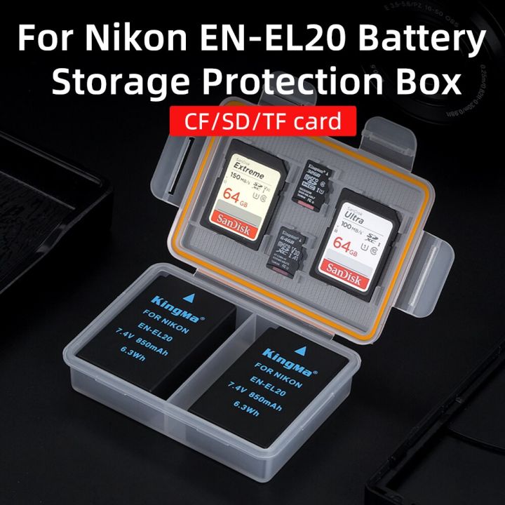 KingMa Battery Plastic Holder Case Battery Storage Box For Nikon EN ...