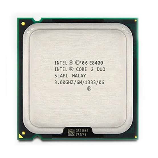 PROCESSOR INTEL CORE 2 DUO 3.0GHZ E8400 SOCKET LGA 775 Tray tanpa Fan ...