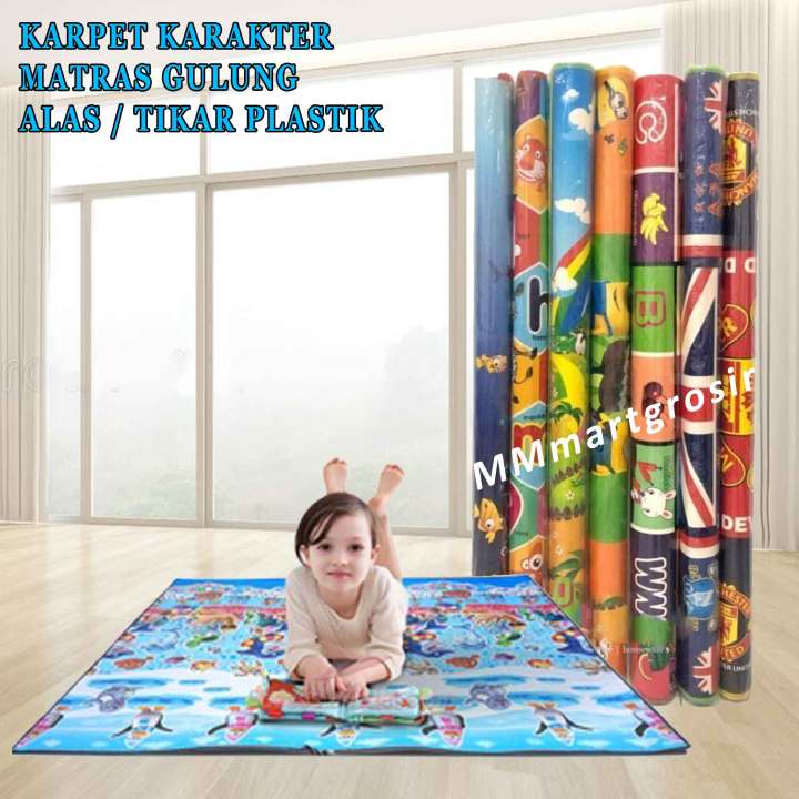 Karpet Karakter Anak / Matras Gulung Karakter / Tikar Lantai / Karpet ...