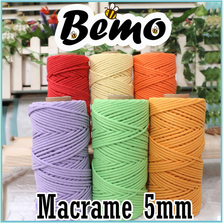 Sợi Macrame 5mm Dây Thừng Macrame Làm Đồ Handmade DIY | Lazada.vn