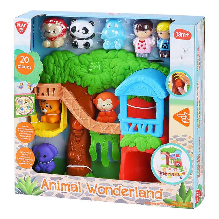 Playgotoys ของเล่นเสริมพัฒนาการ Play set ดินแดนสัตว์ป่า(4369) | Lazada ...